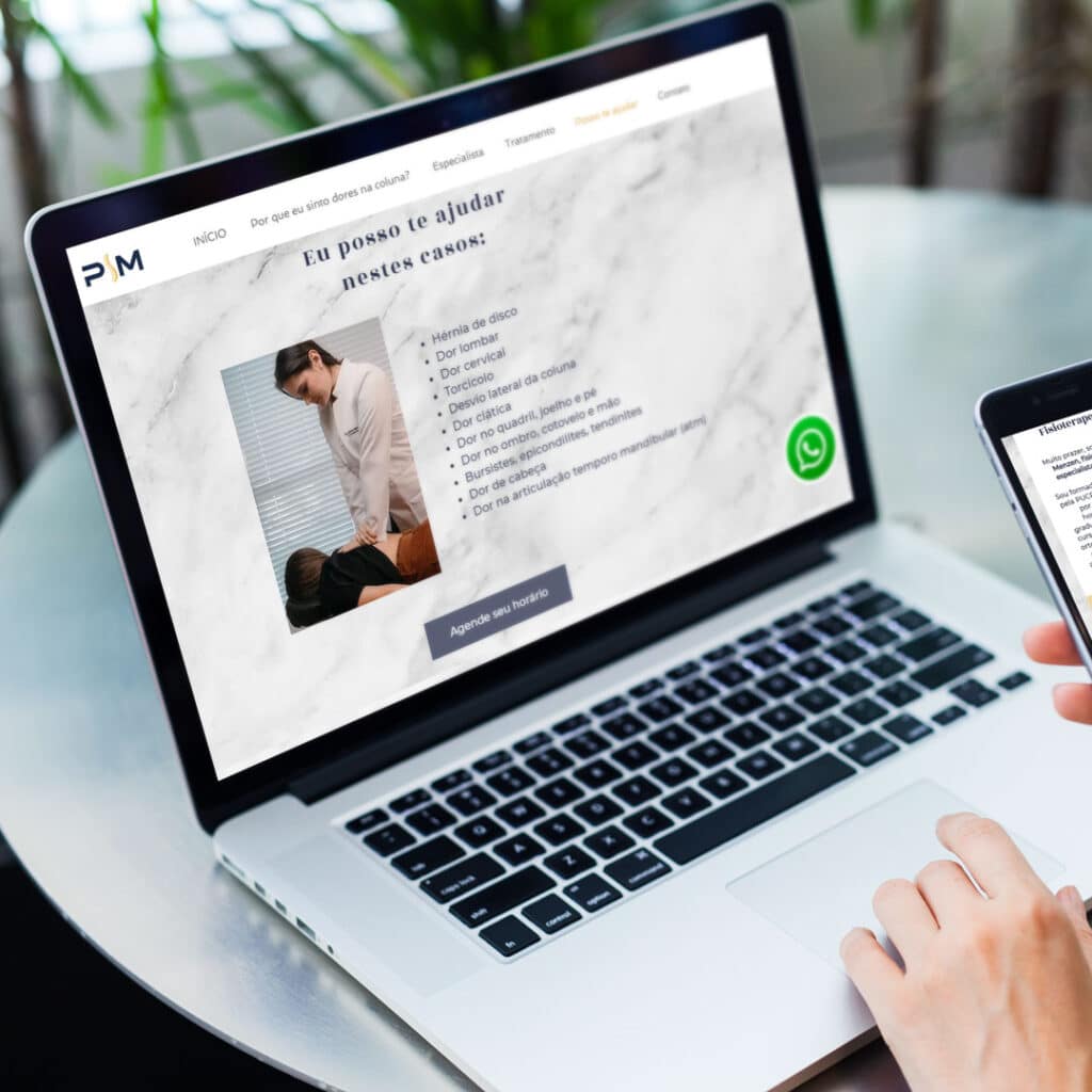 Website Patrícia Menzen - Nosso Design